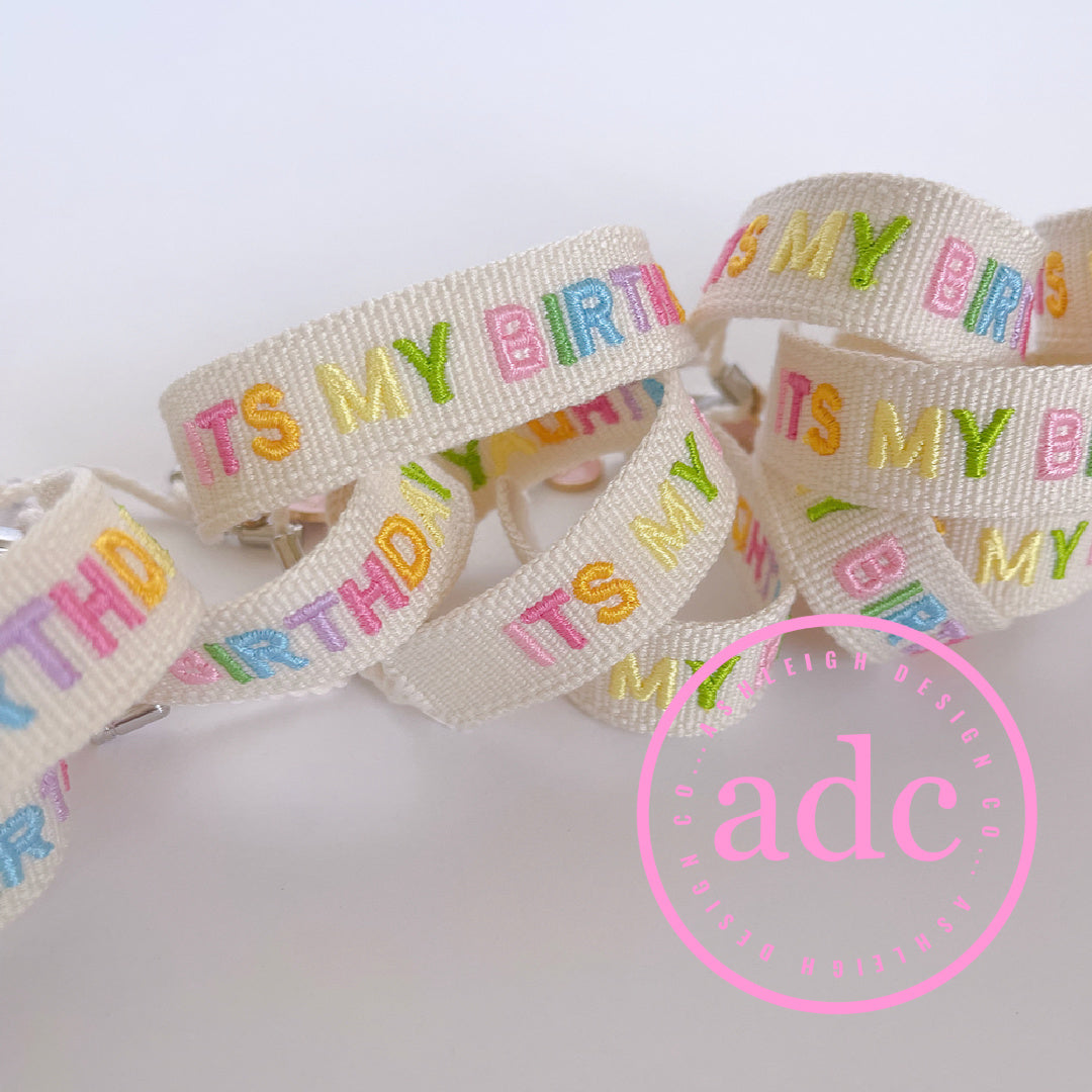 *kids* ITS MY BIRTHDAY Bracelet – AshleighDesignCo