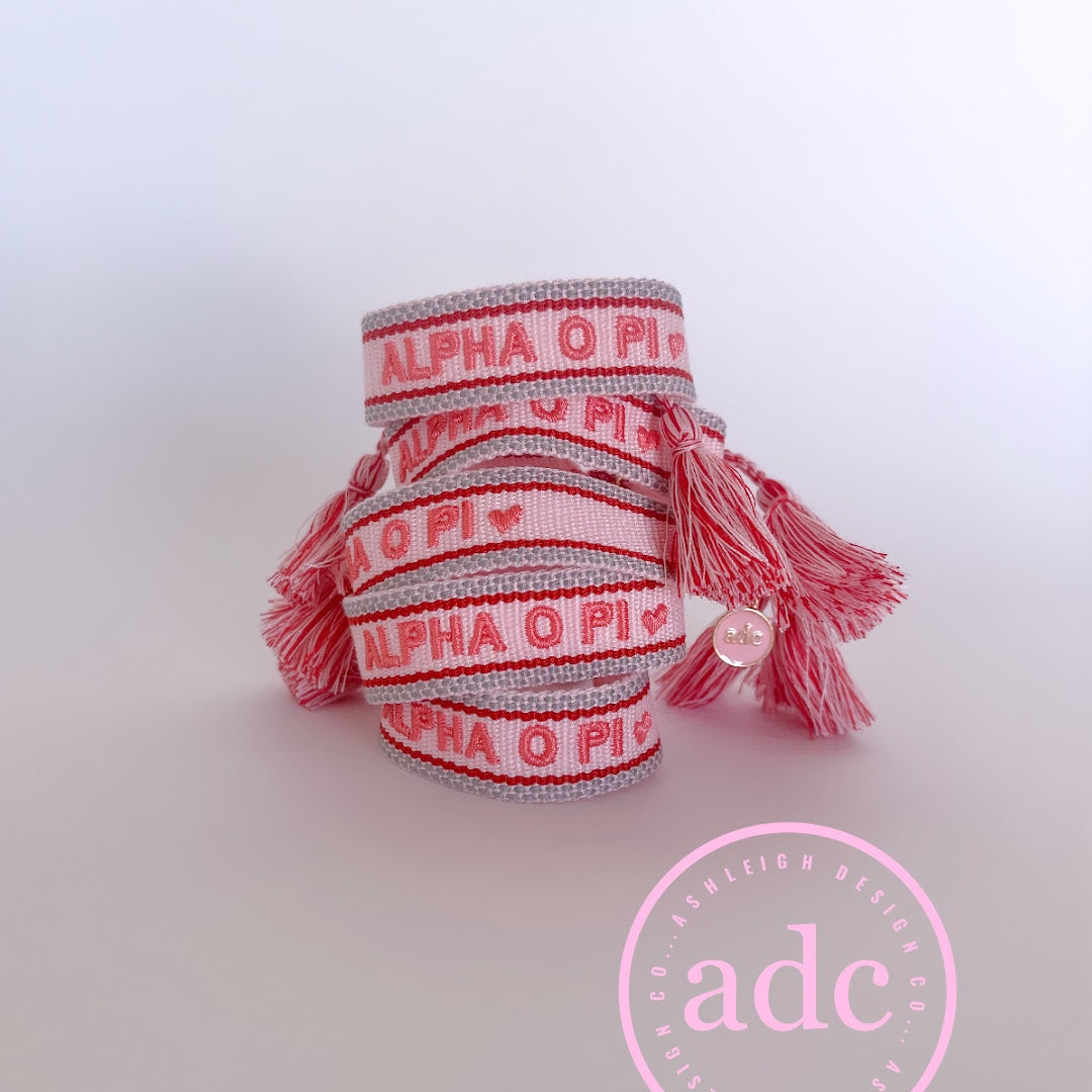 ALPHA OMICRON PI Bracelet – AshleighDesignCo