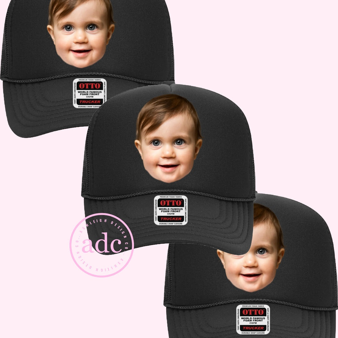 Custom Baby Face Hat – AshleighDesignCo